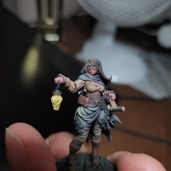 3D Printable miniature glasses spectacles 3.5mm by Zak T