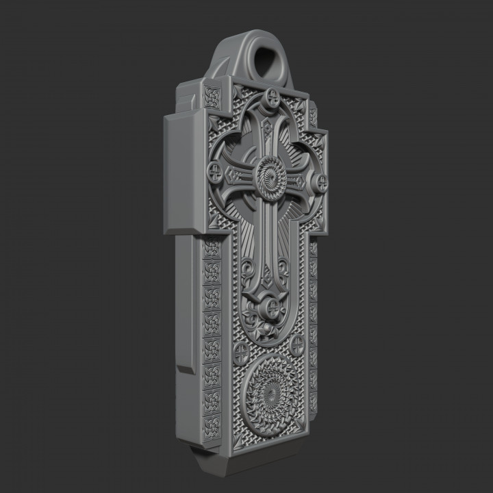 3D Printable Armenian Cross, Keychain by Aronon