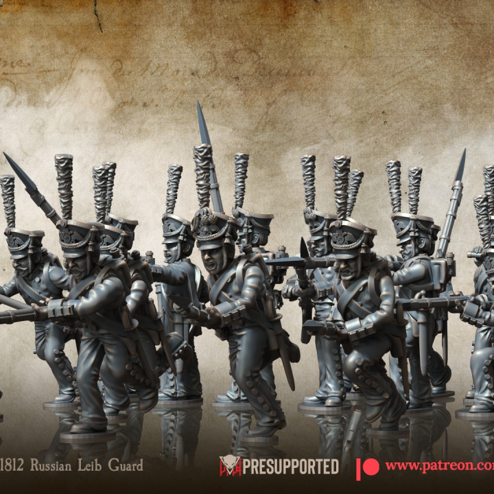 3D Printable Napoleonic 1812/1813 Russian Leib Guard by BattleCat ...