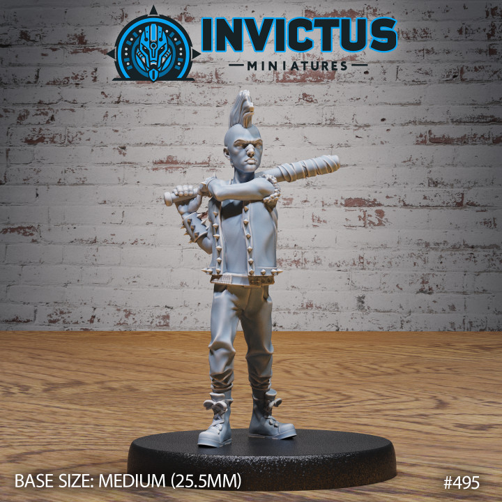 3D Printable City Fighter Set / Cyberpunk Criminal Humanoid ...