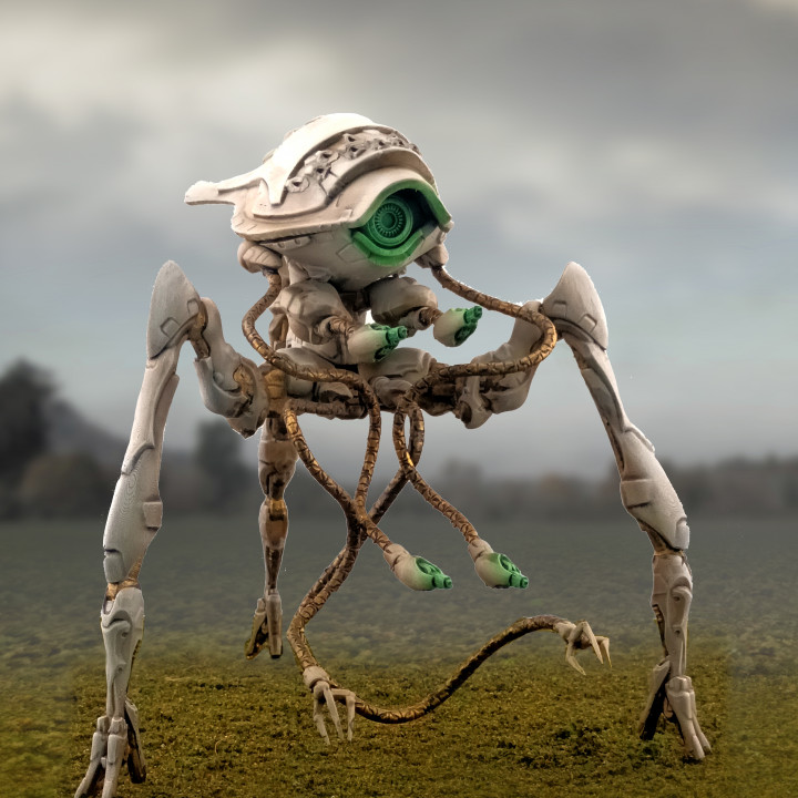 3D Printable Martian Dominator Tripod by Abby Normal Media