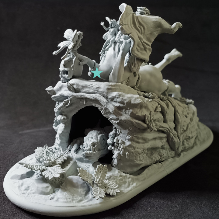 3D Printable The Witch of the Spring Equinox by DDF Models and Miniatures