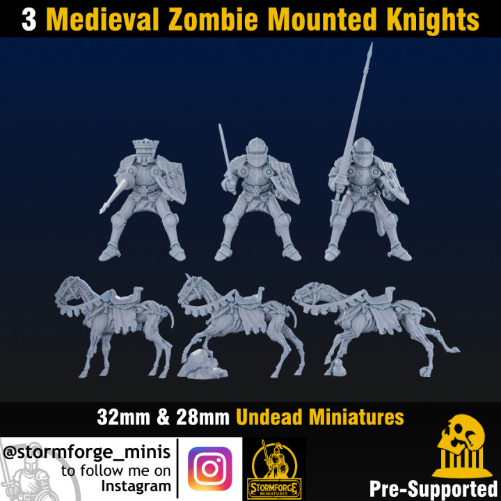 3D Printable Corpse Walkers: Revival Collection by Stormforge Miniatures