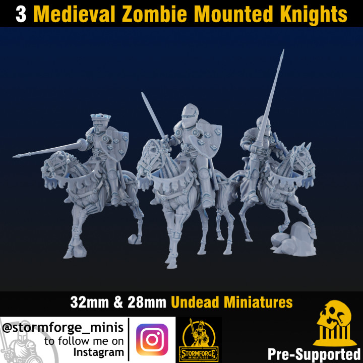 3D Printable Corpse Walkers: Revival Collection by Stormforge Miniatures