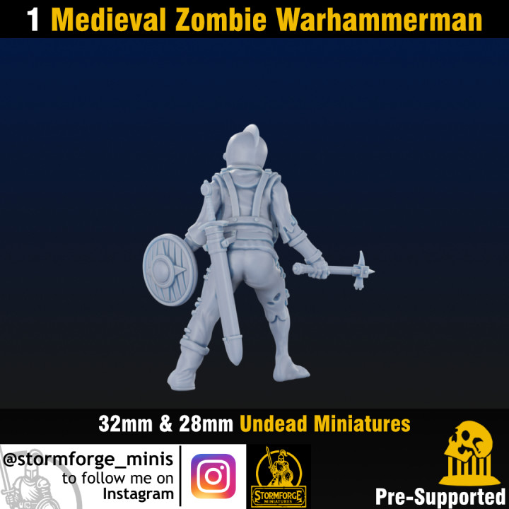 3D Printable Corpse Walkers: Revival Collection by Stormforge Miniatures