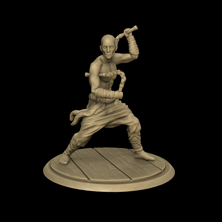 3D Printable Monk 2 by MiniaturesCraze