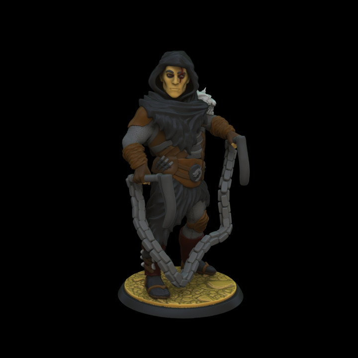 3D Printable Shadow Rogue Unmasked by MiniaturesCraze