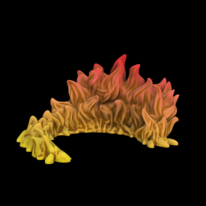 3D Printable Fire Warrior and Flames by MiniaturesCraze