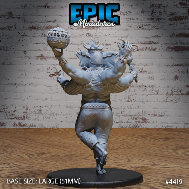 3D Printable Elephant God Avatar / Ancient Asian Deity / Majestic ...