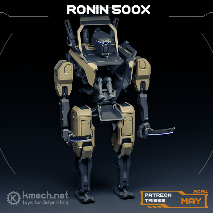 3D Printable RONIN mech by Kmech
