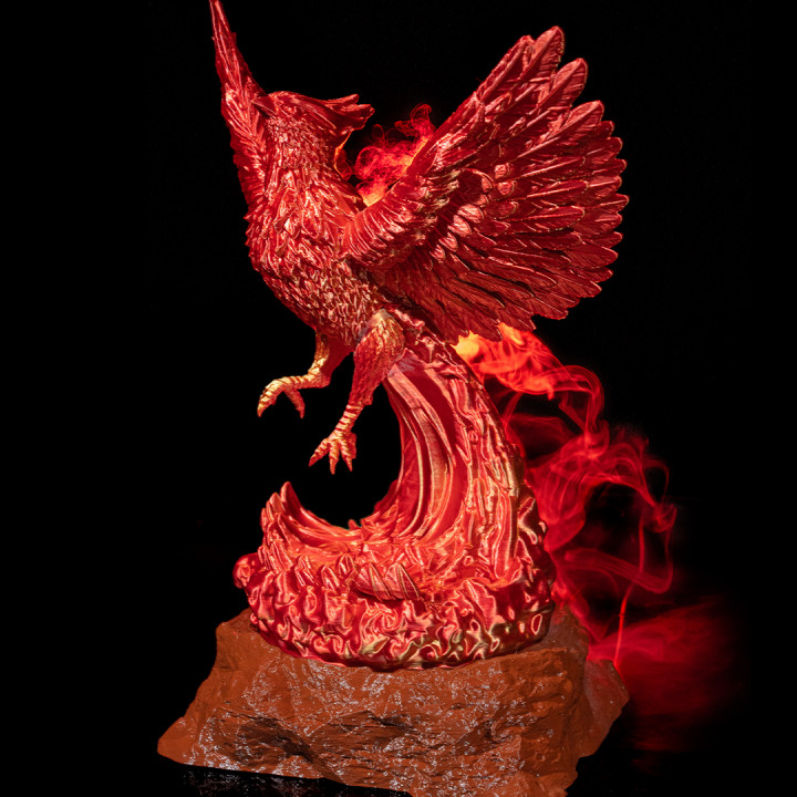 3D Printable Rising Phoenix by Stlflix