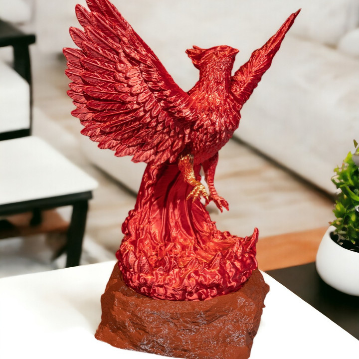 3D Printable Rising Phoenix by Stlflix