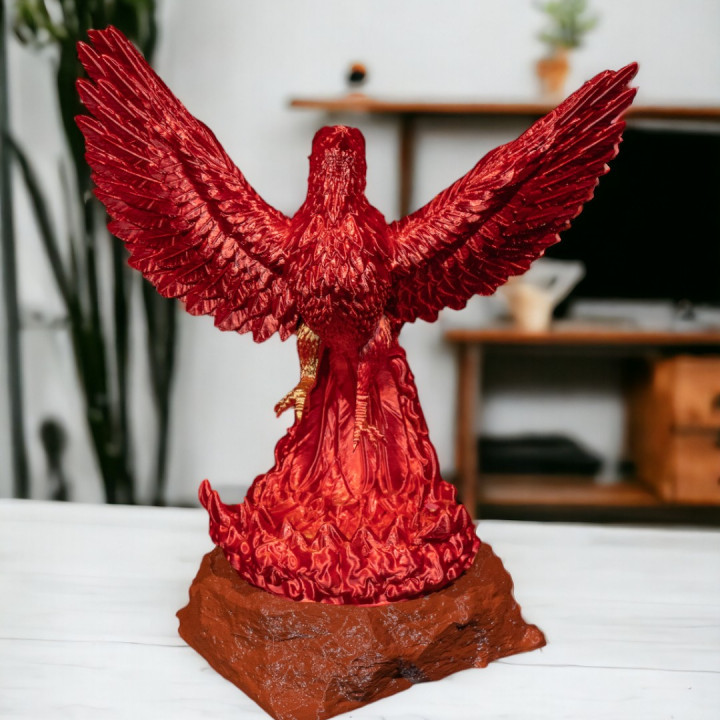 3D Printable Rising Phoenix by Stlflix