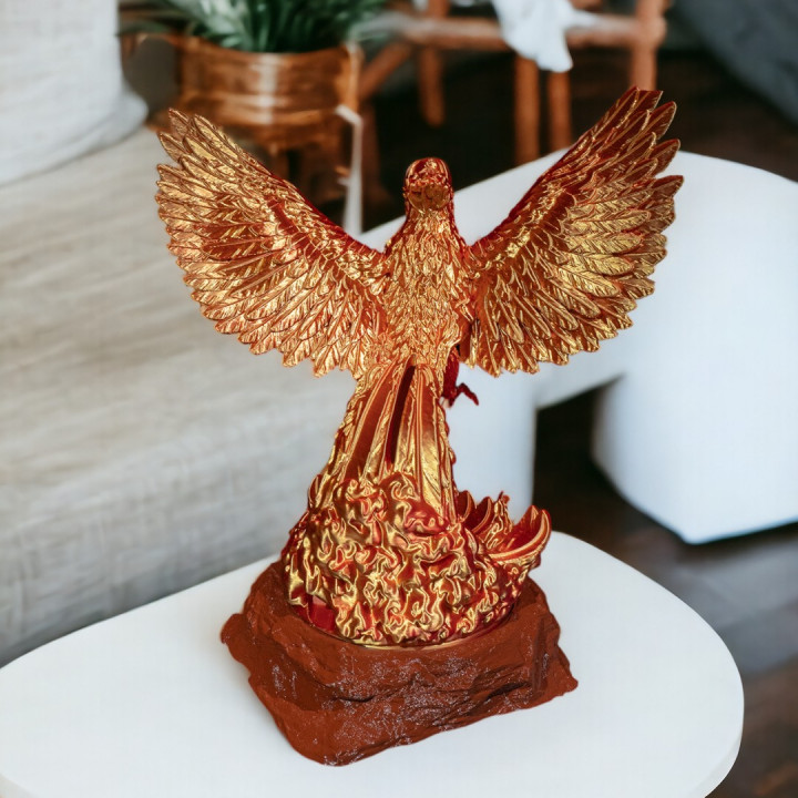 3D Printable Rising Phoenix by Stlflix
