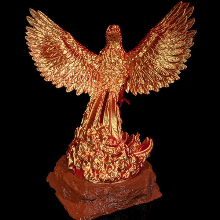 3D Printable Rising Phoenix by Stlflix