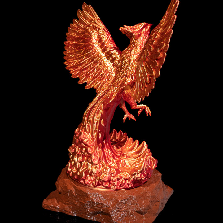 3D Printable Rising Phoenix by Stlflix