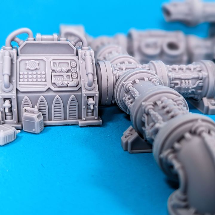 3D Printable Ranvik Pipes Kit by Print Minis