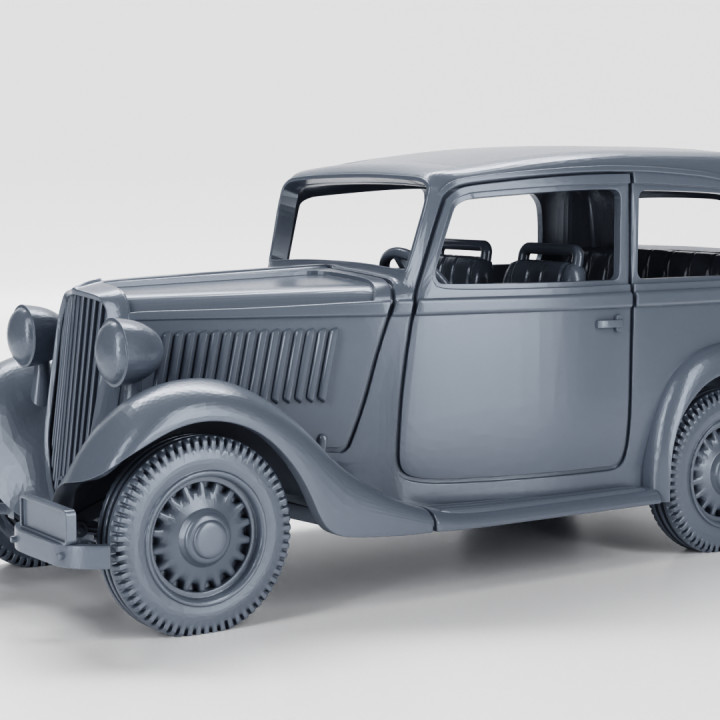 3D Printable Fiat 508C Balilla (Italy, WW2) by Wargame3d