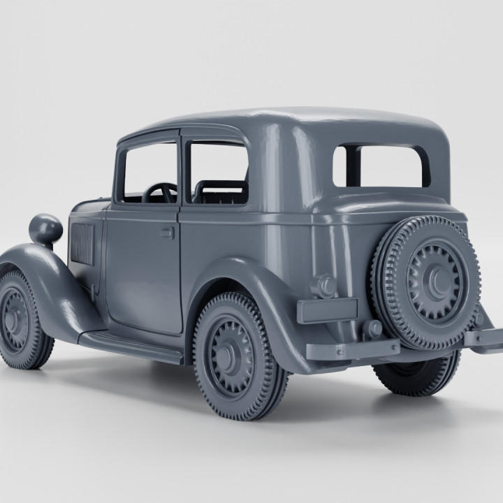 3D Printable Fiat 508C Balilla (Italy, WW2) by Wargame3d