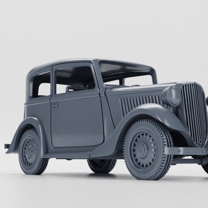 3D Printable Fiat 508C Balilla (Italy, WW2) by Wargame3d