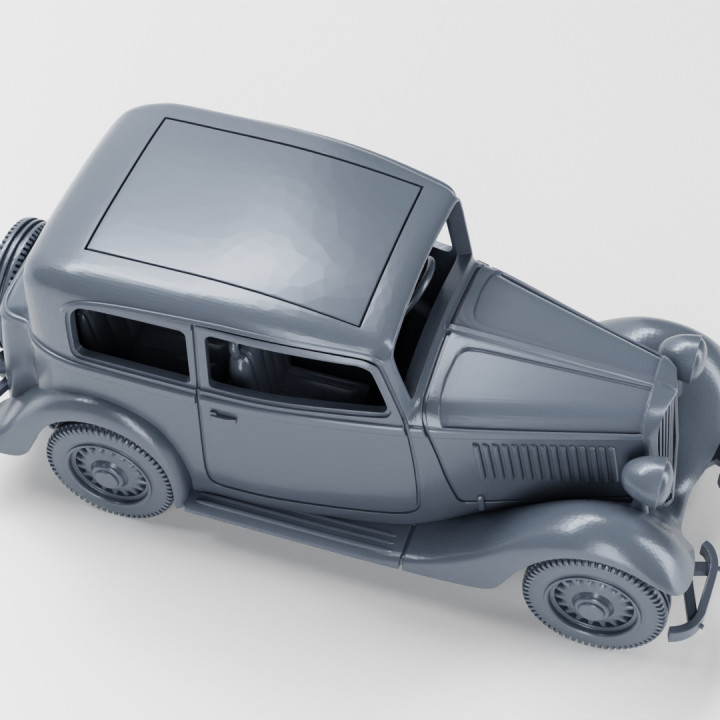 3D Printable Fiat 508C Balilla (Italy, WW2) by Wargame3d