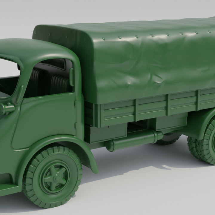 3D Printable Heavy truck Alfa Romeo 800 (Italy, WW2) by Wargame3d