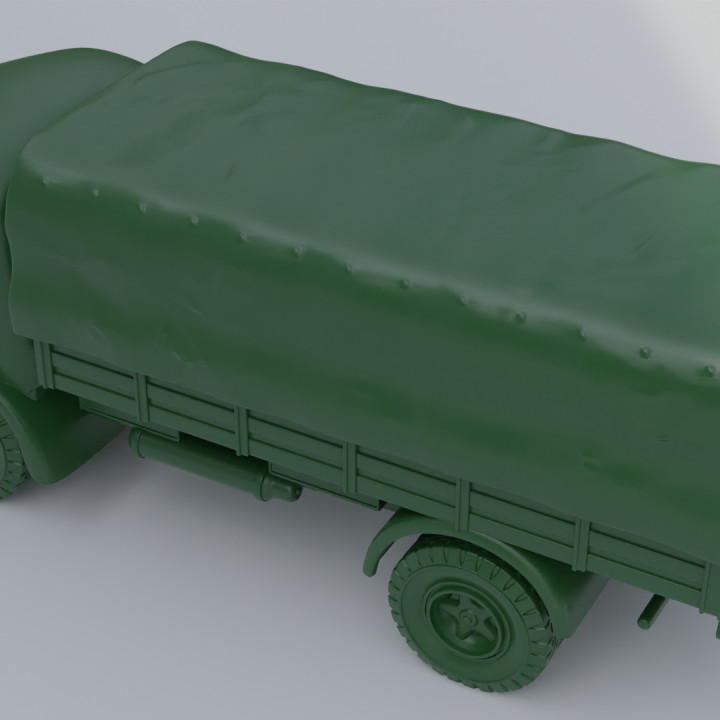 3D Printable Heavy truck Alfa Romeo 800 (Italy, WW2) by Wargame3d