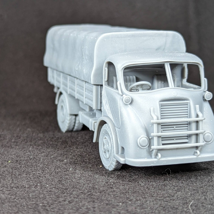 3D Printable Heavy truck Alfa Romeo 800 (Italy, WW2) by Wargame3d
