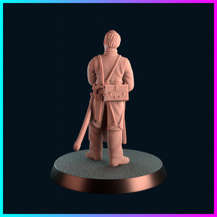 3D Printable Napoleonic Dread French Doctor by koolkiwi Miniatures