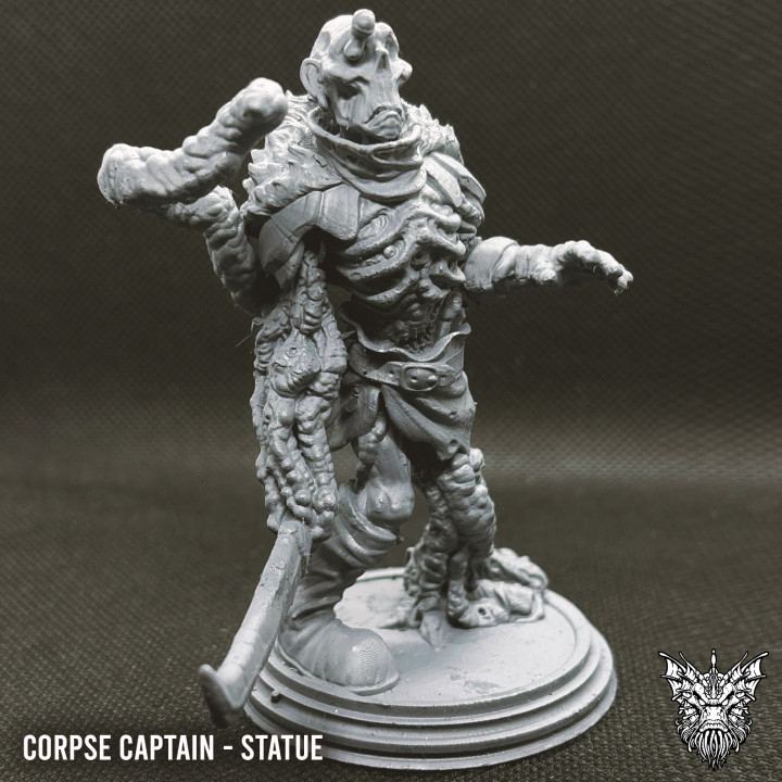 3D Printable Corpse Captain - Statue by Maelstrom Makers