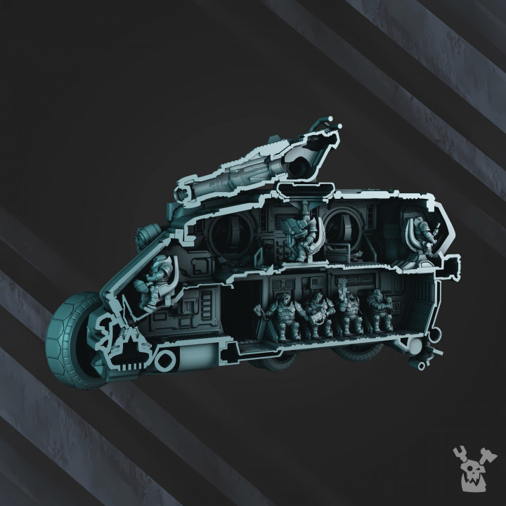 3D Printable Goliath Transporter by dakkadakka.store