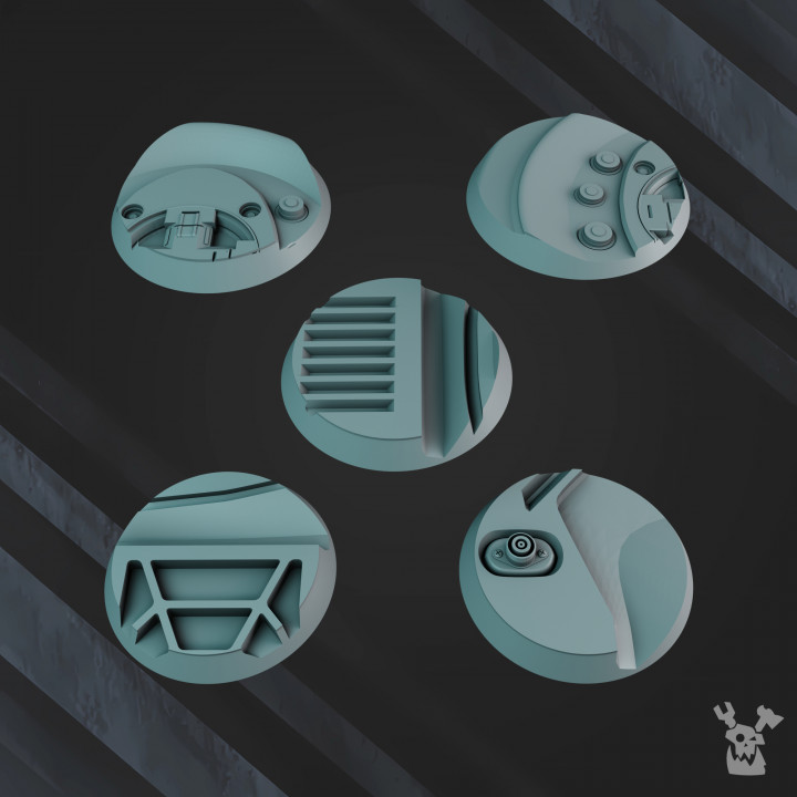 3D Printable Starforged Clans Bases Set (28 mm) x10 by dakkadakka.store