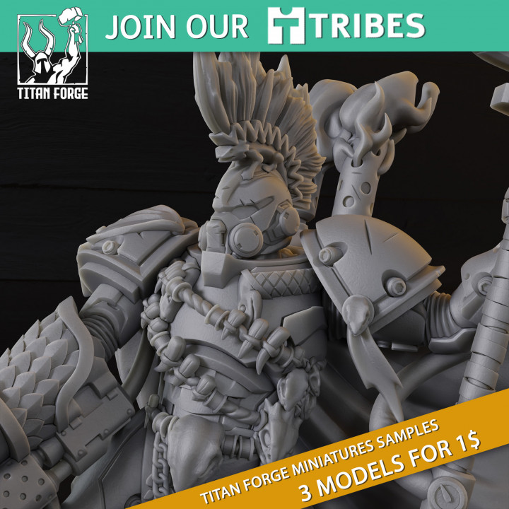 3D Printable Titan Forge Miniatures Sample by Titan Forge Miniatures 3D Printable Titan Forge Miniatures Sample by Titan Forge Miniatures