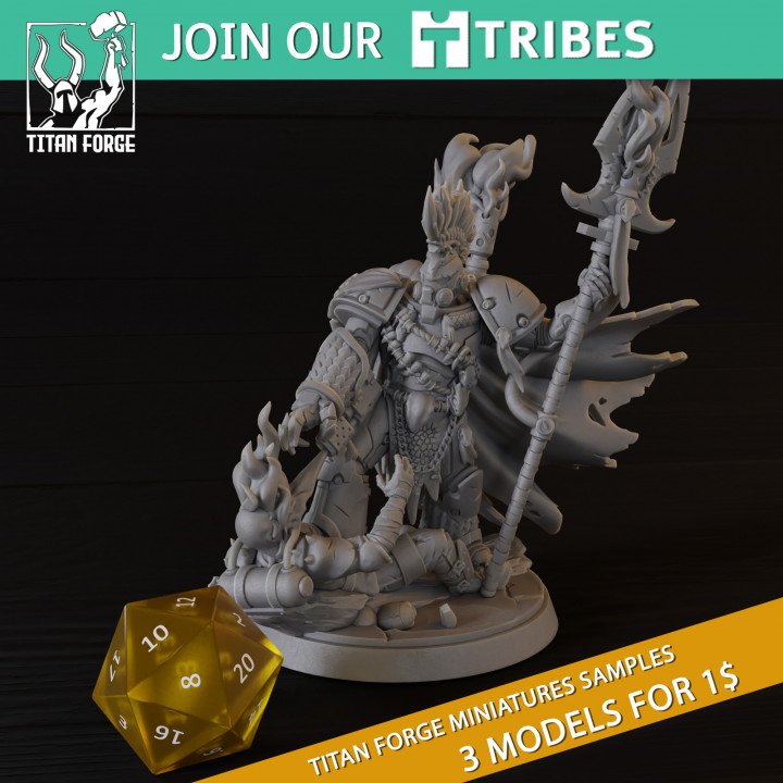 3D Printable Titan Forge Miniatures Sample by Titan Forge Miniatures 3D Printable Titan Forge Miniatures Sample by Titan Forge Miniatures