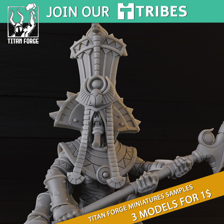 3D Printable Titan Forge Miniatures Sample by Titan Forge Miniatures