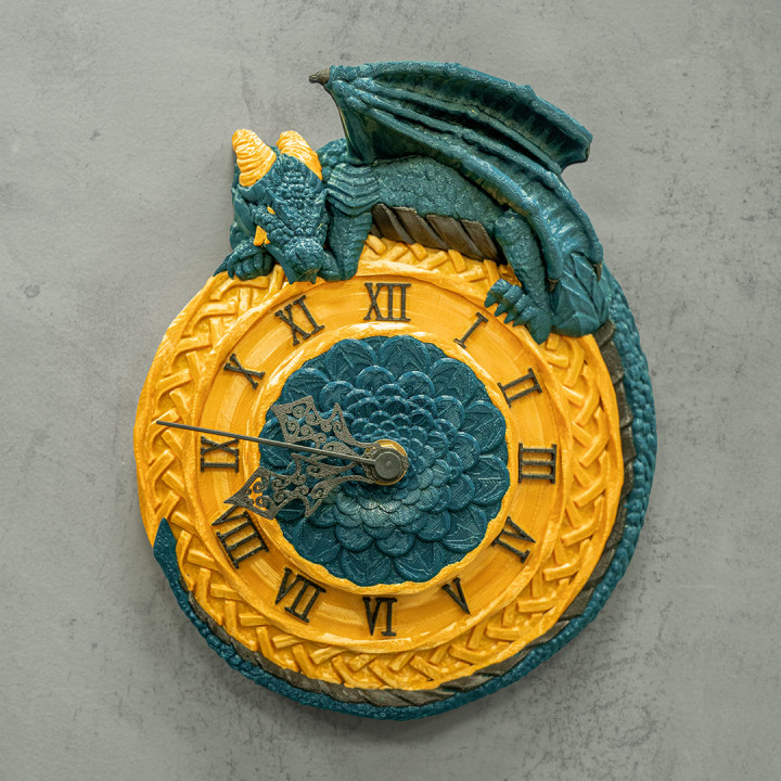 3D Printable Time Keeper Wall Clock by Stlflix