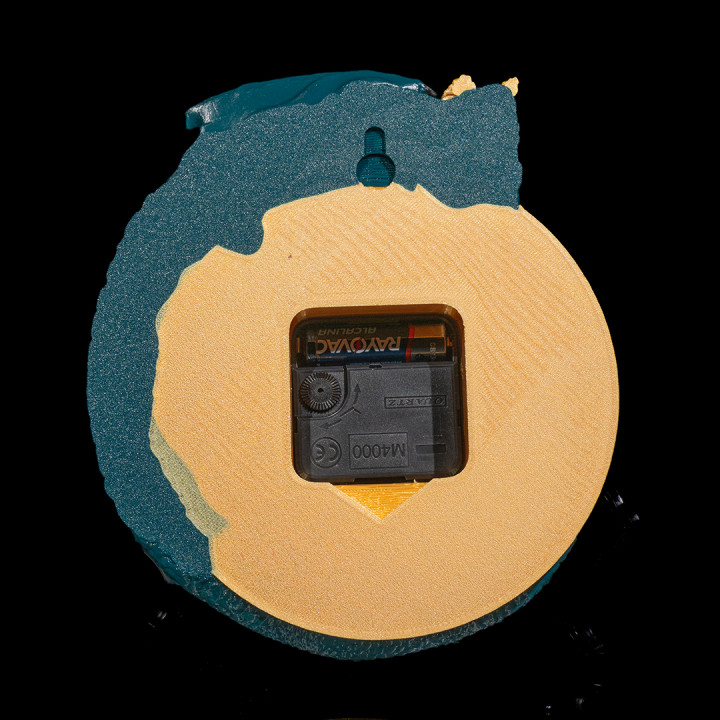 3D Printable Time Keeper Wall Clock by Stlflix