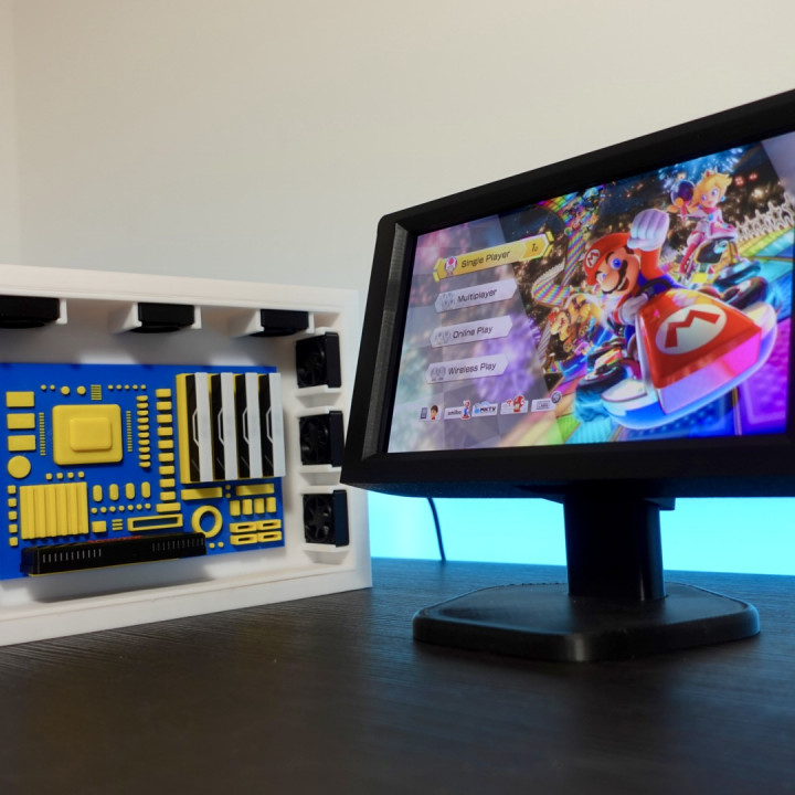 3D Printable Custom PC Display Compatible with Switch (OLED/Original ...