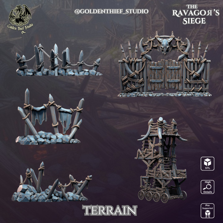 3D Printable Ravagor's Terrain | 3D Printable STL Props and Terrain for ...