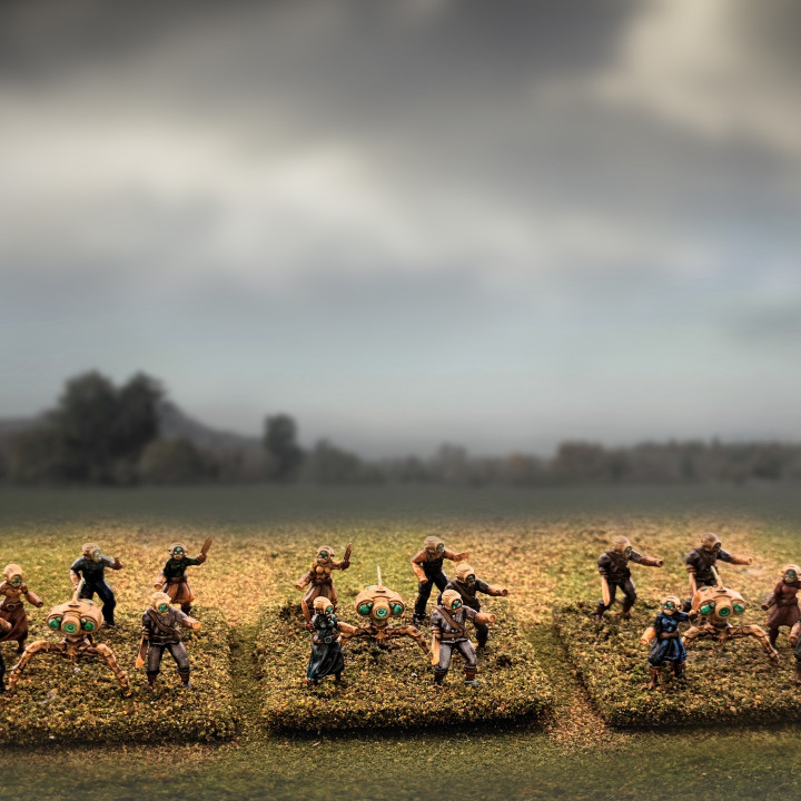 3D Printable Martian Invasion Swarm by Abby Normal Media