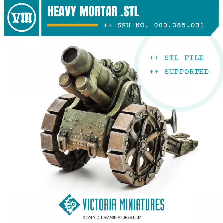 3D Printable Heavy Mortar by Victoria