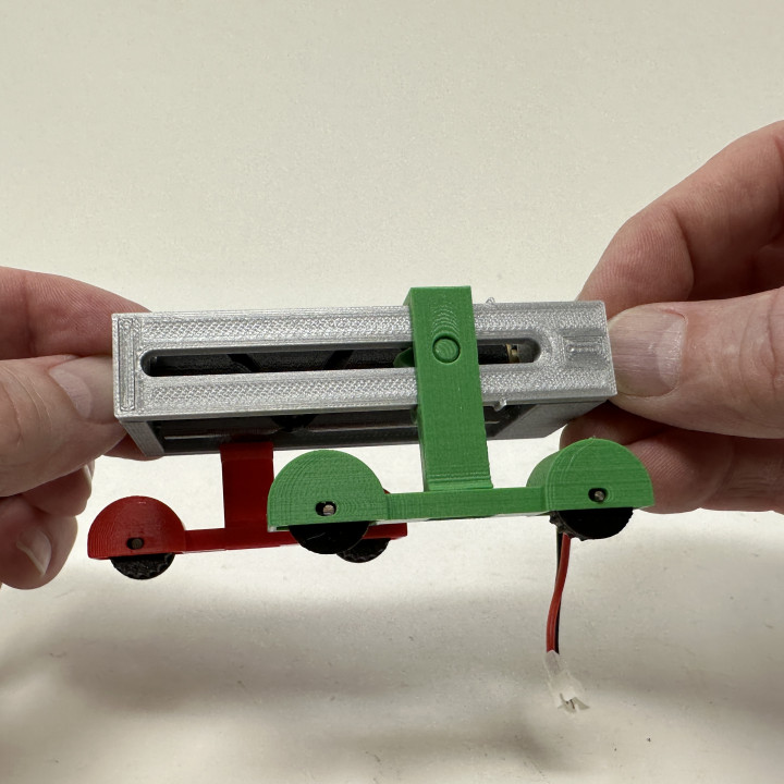 3D Printable Self Reversing Screw Mechanism, Walking! by Greg Zumwalt