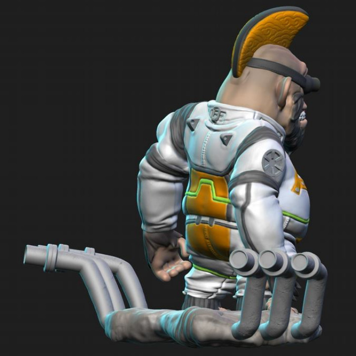 3D Printable Electra Renegade Pin-Up (Personal use) by AMCM Studios