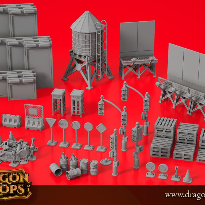 3D Printable Sentinel City by The Dragon's Rest