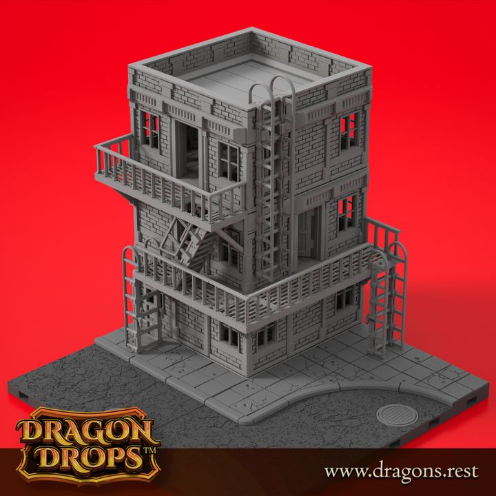 3D Printable Sentinel City by The Dragon's Rest