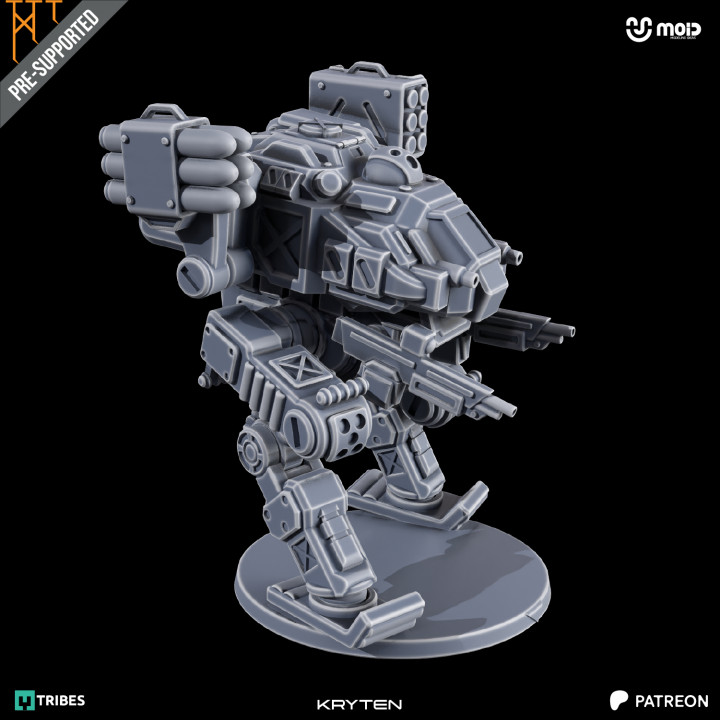 3D Printable Kryten Mech by Moid