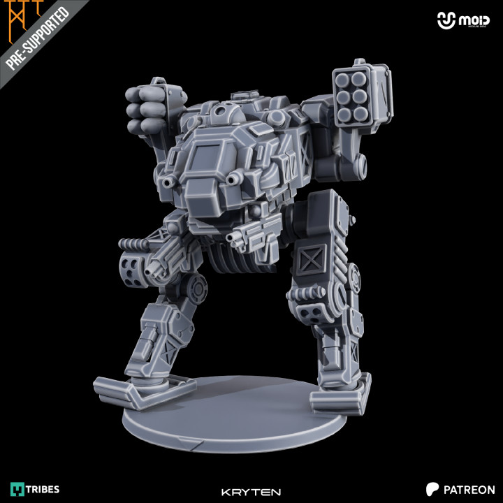 3D Printable Kryten Mech by Moid