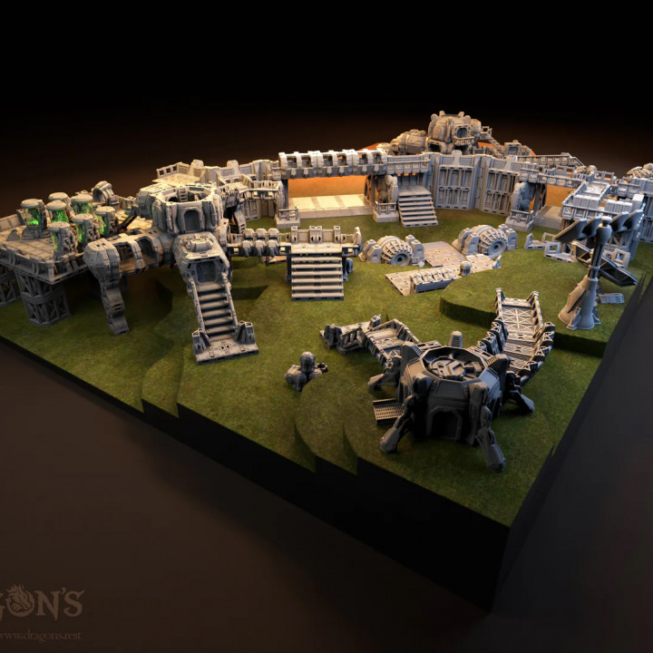 3D Printable Outpost Origins: Ultimate Collection by The Dragon's Rest