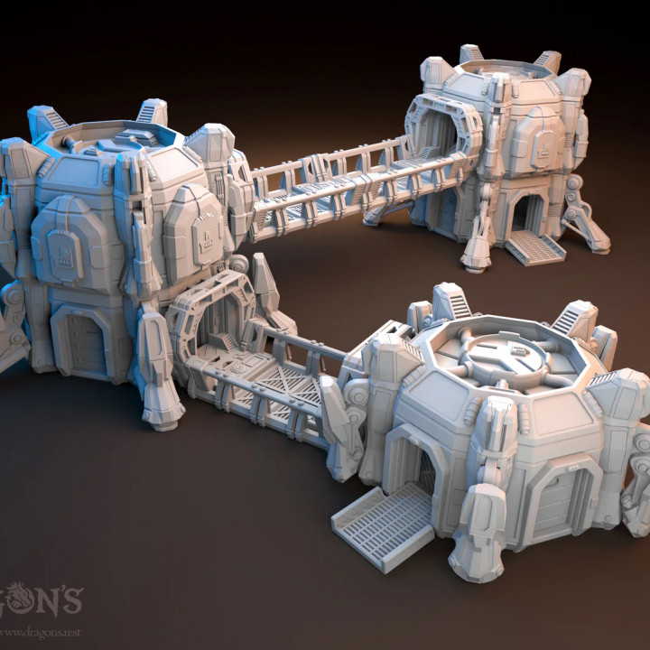 3D Printable Outpost Origins: Ultimate Collection by The Dragon's Rest