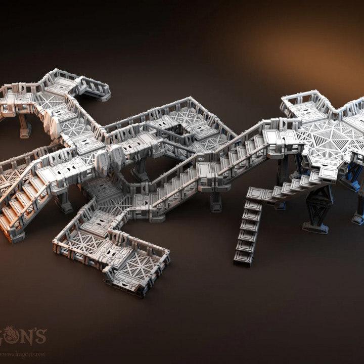 3D Printable Outpost Origins: Ultimate Collection by The Dragon's Rest
